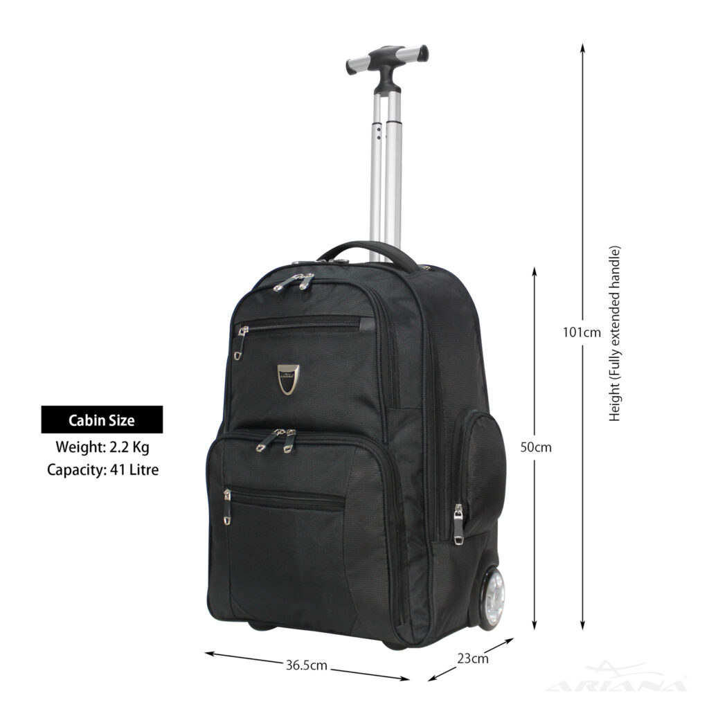 ARIANA Wheeled Trolley Backpack RT644 – Rocklands London